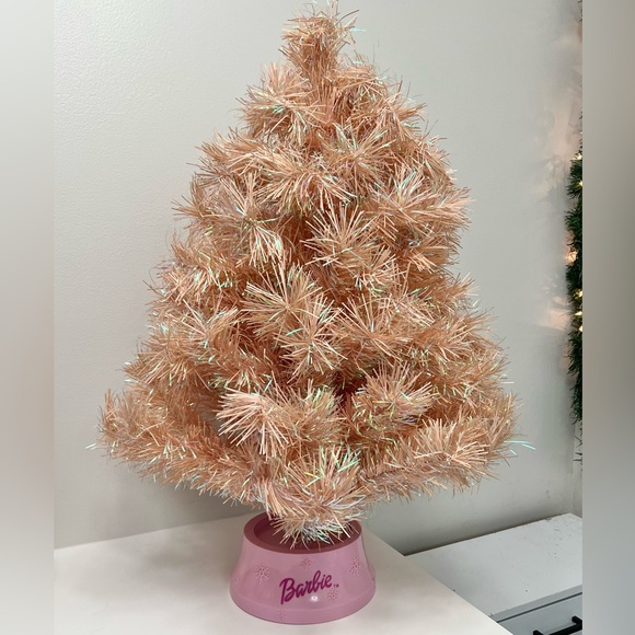 Barbie | Holiday | Barbie Vintage Pink Sparkly Christmas Tree ...